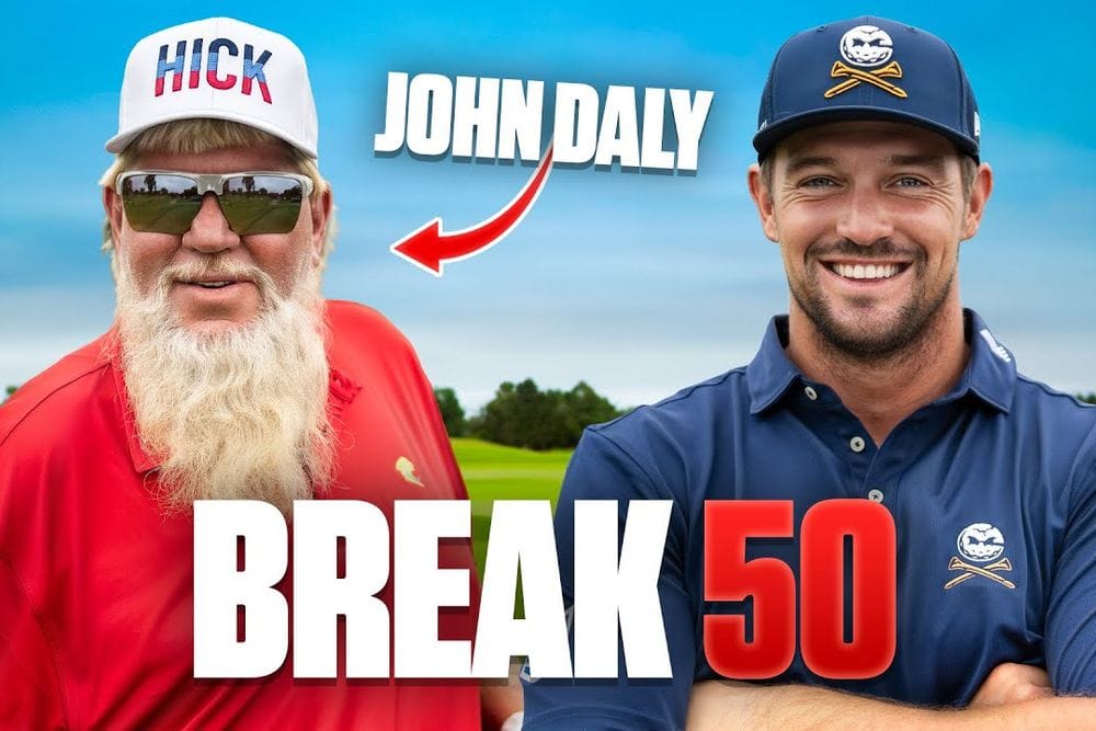 Bryson DeChambeau and John Daly Take on Break 50 Golf Challenge