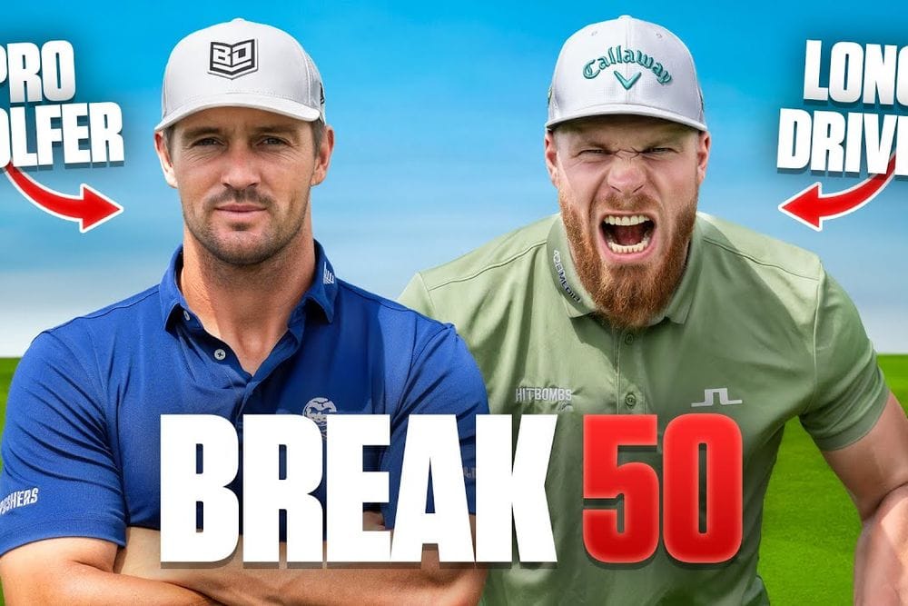 Bryson DeChambeau and Long Drive Champ Tackle Break 50 Golf Challenge