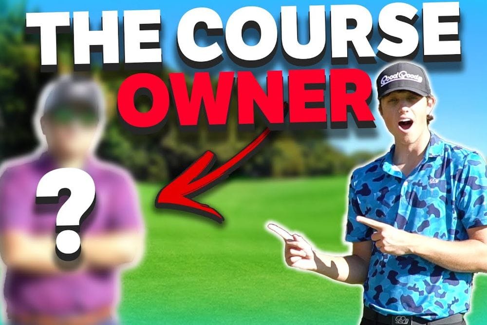 Thrilling Golf Match: Challenging the Course Owner Head-On!